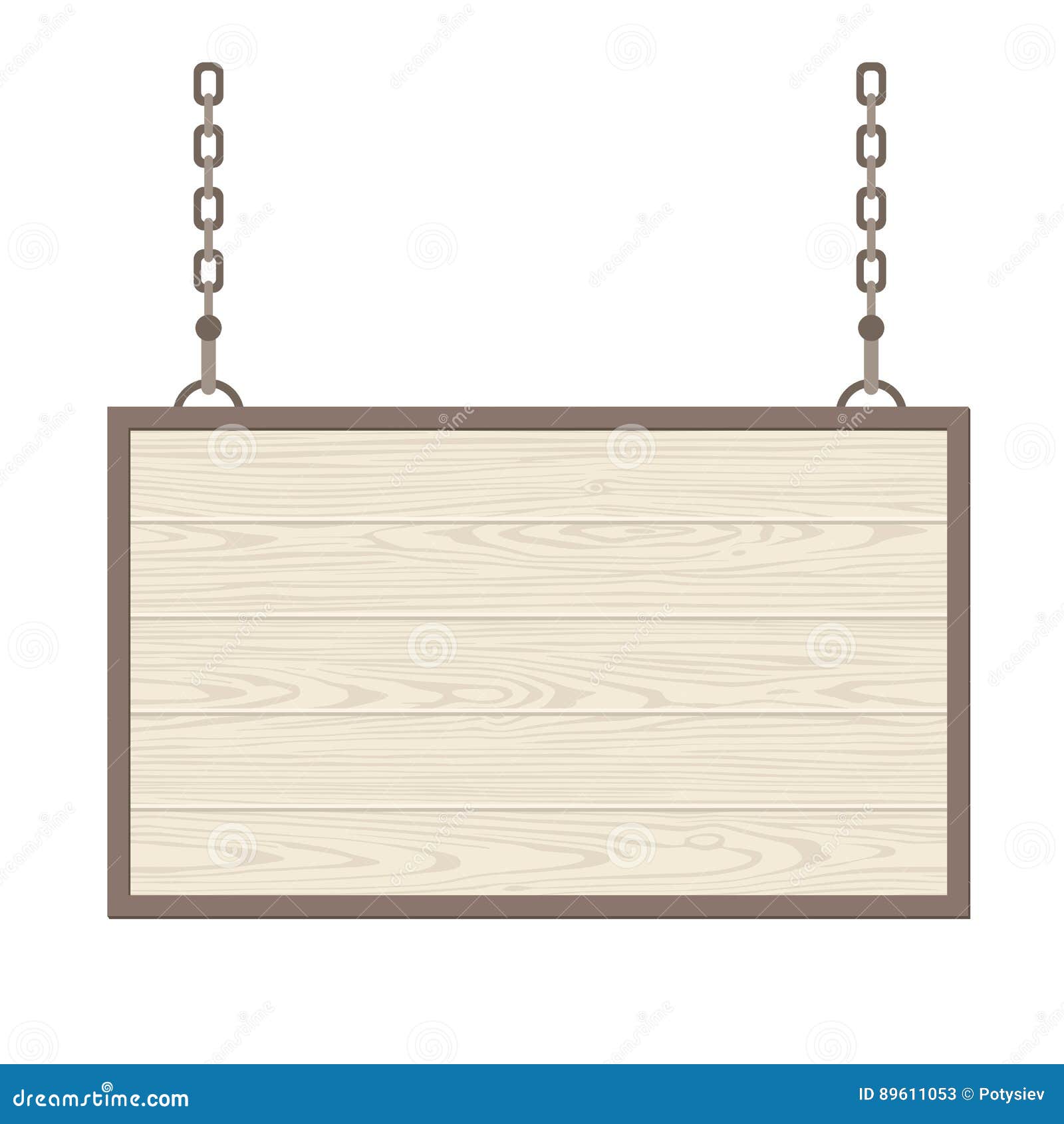 Blank Rectangular Sticker Mockup Isolated. Large Label Template. 3D ...