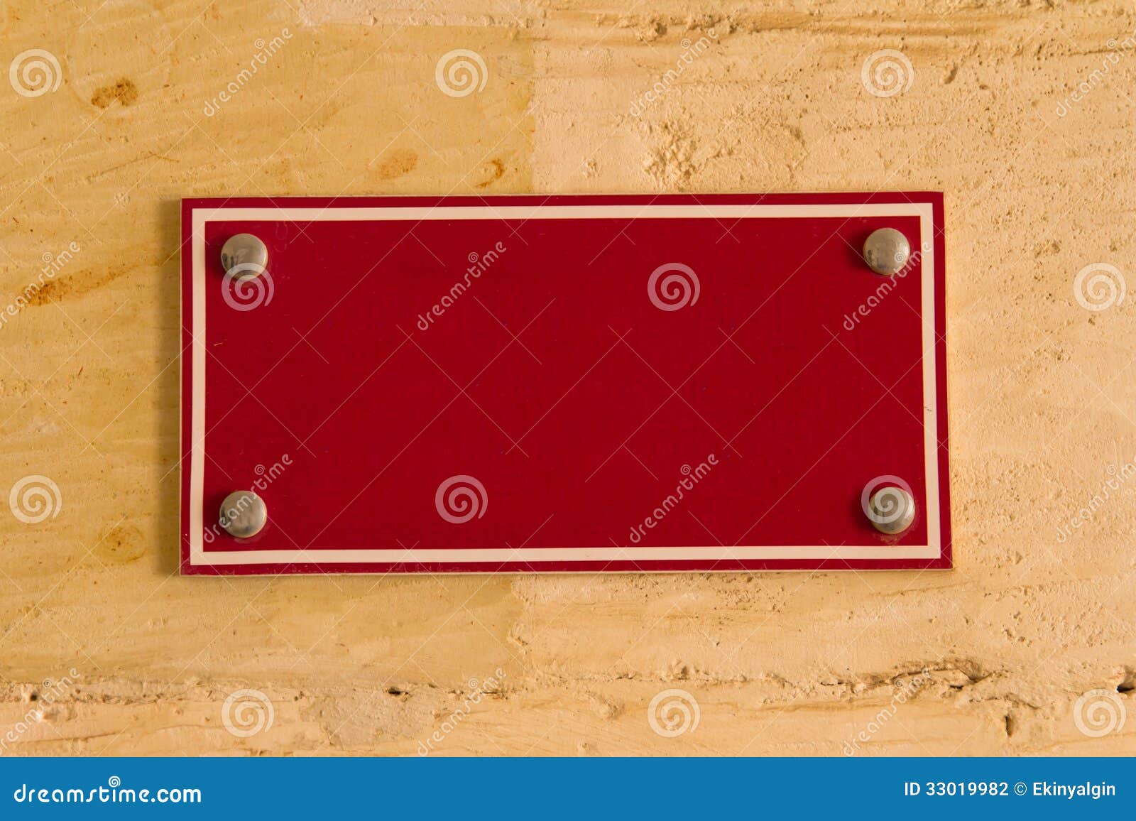 Blank Red Board Sign stock photo. Image of announcement - 33019982