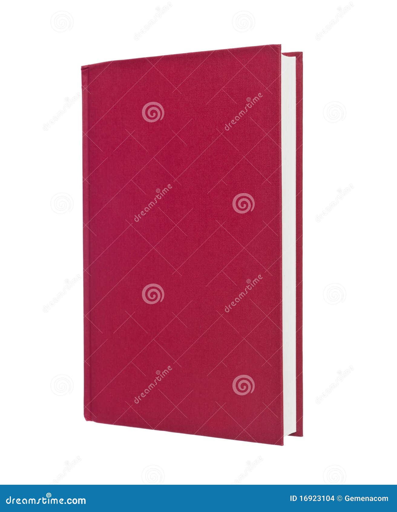 Blank Red Book stock photo. Image of document, hardcover - 16923104