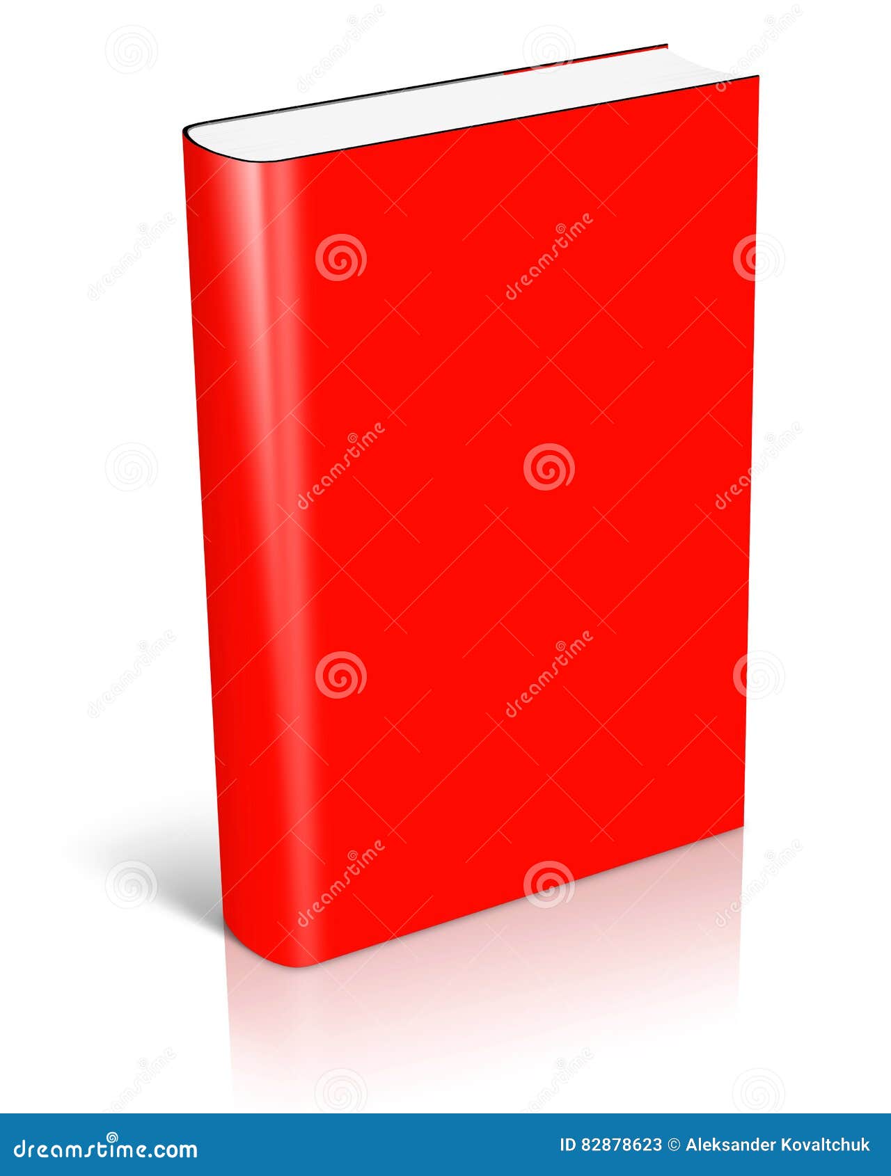 Blank red book cover stock illustration. Illustration of paper - 82878623