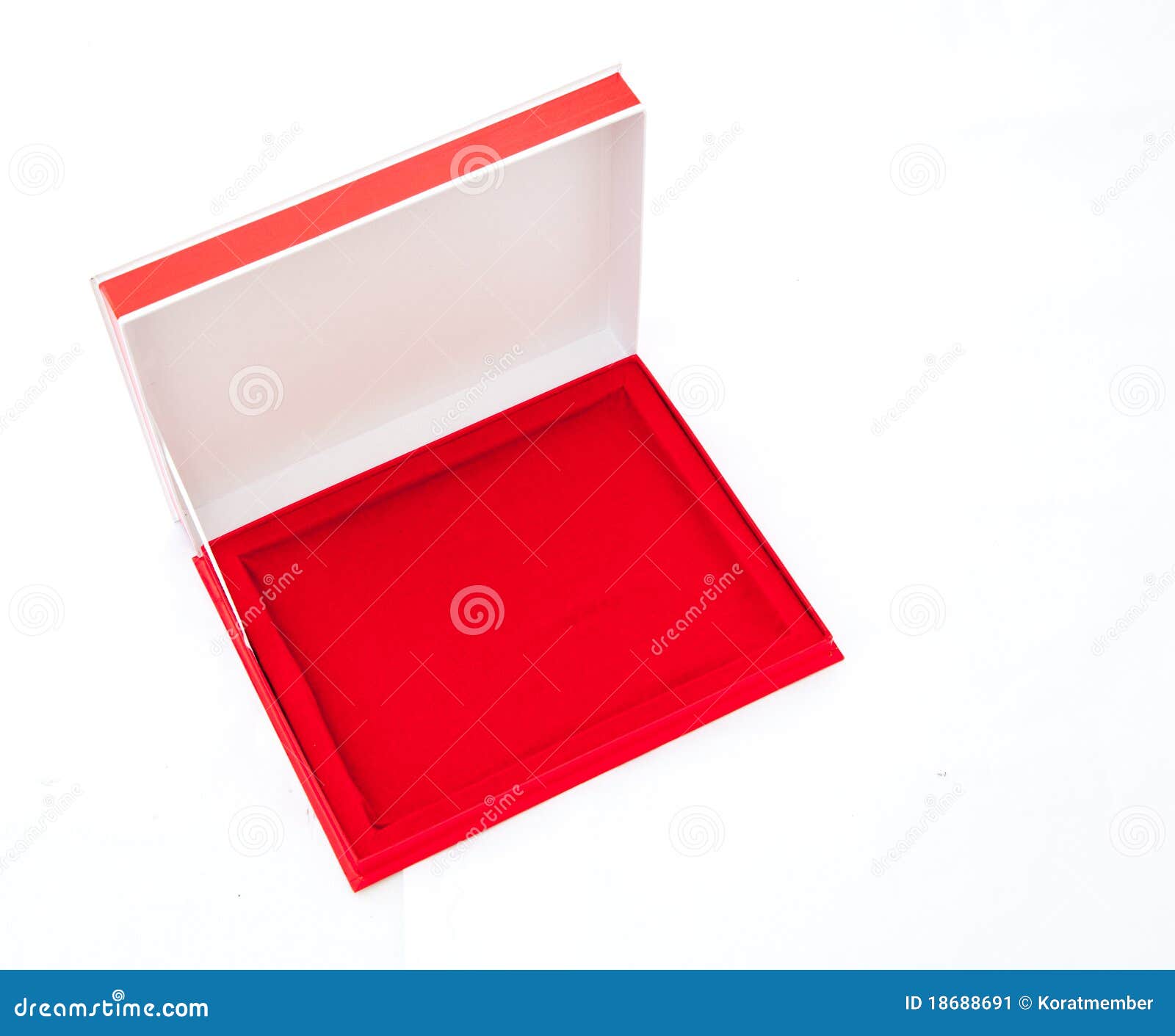 Blank Red Box stock image. Image of retail, advertising - 18688691