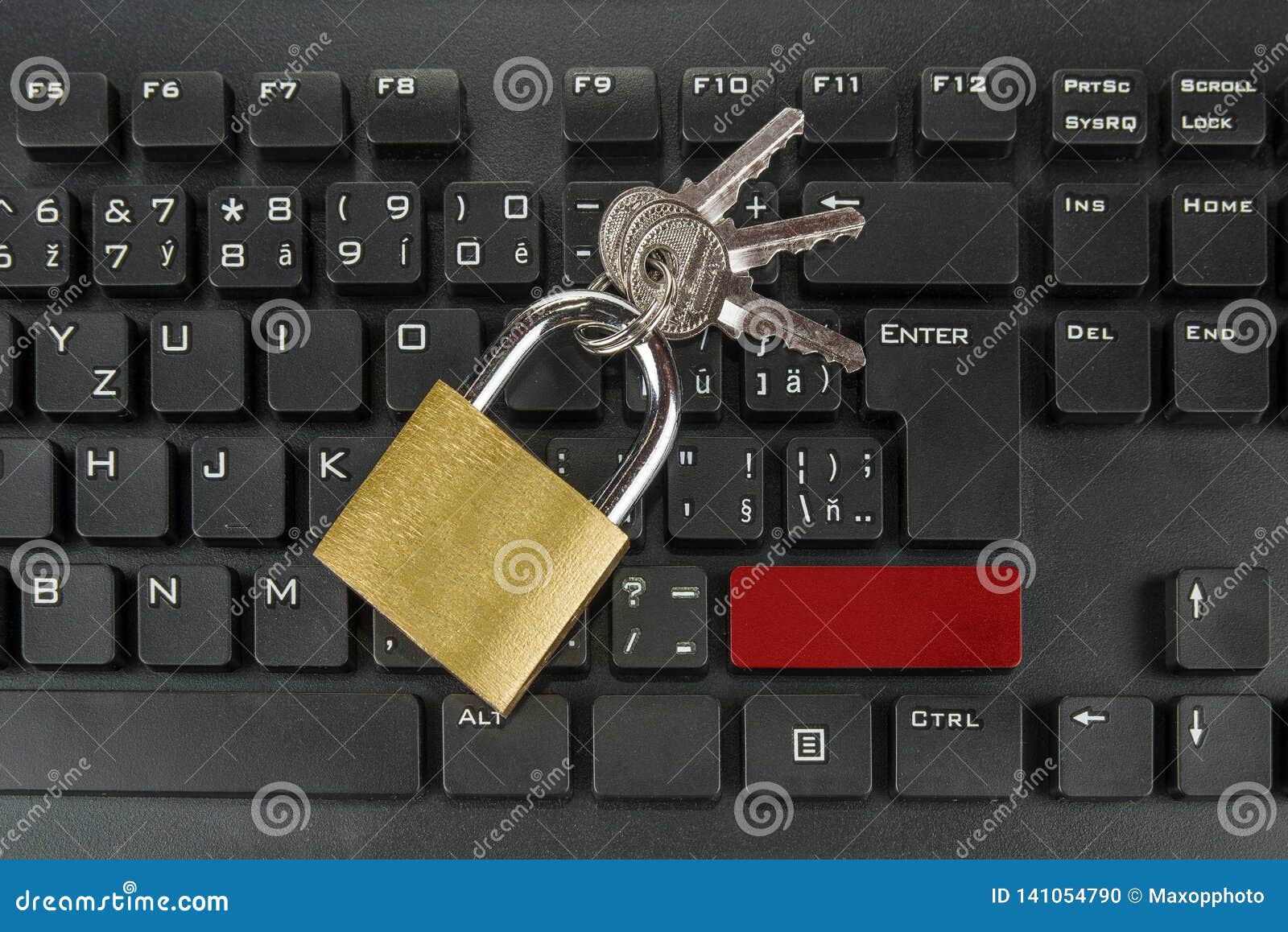 Blank Enter and Shift Keys on Computer Keyboard Stock Photo - Image of ...