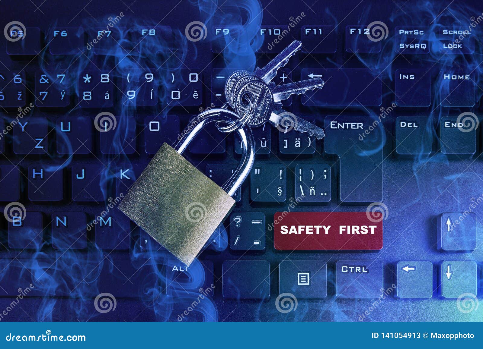 Blank Enter and Shift Keys on Computer Keyboard Stock Image - Image of ...