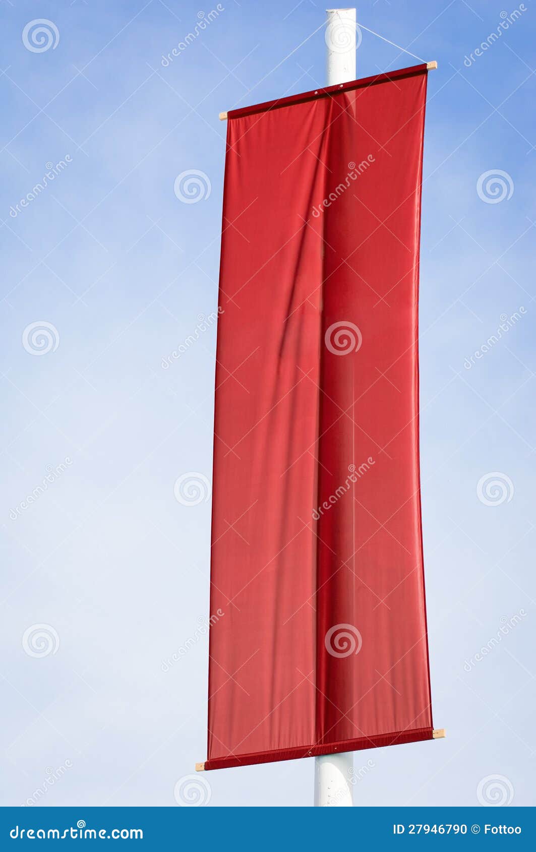 Blank red flag stock photo. Image of clear, space, blank - 27946790