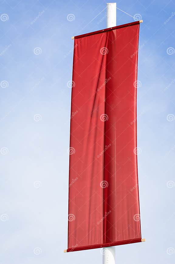 Blank red flag stock photo. Image of clear, space, blank - 27946790