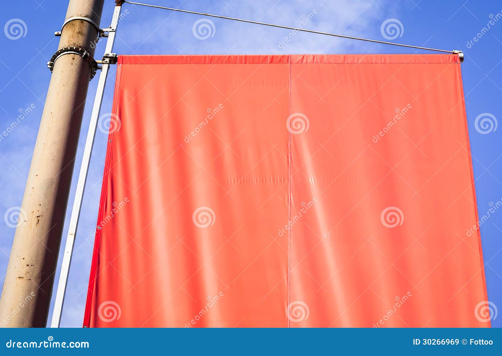 Blank red flag stock image. Image of horizontal, banner - 30266969