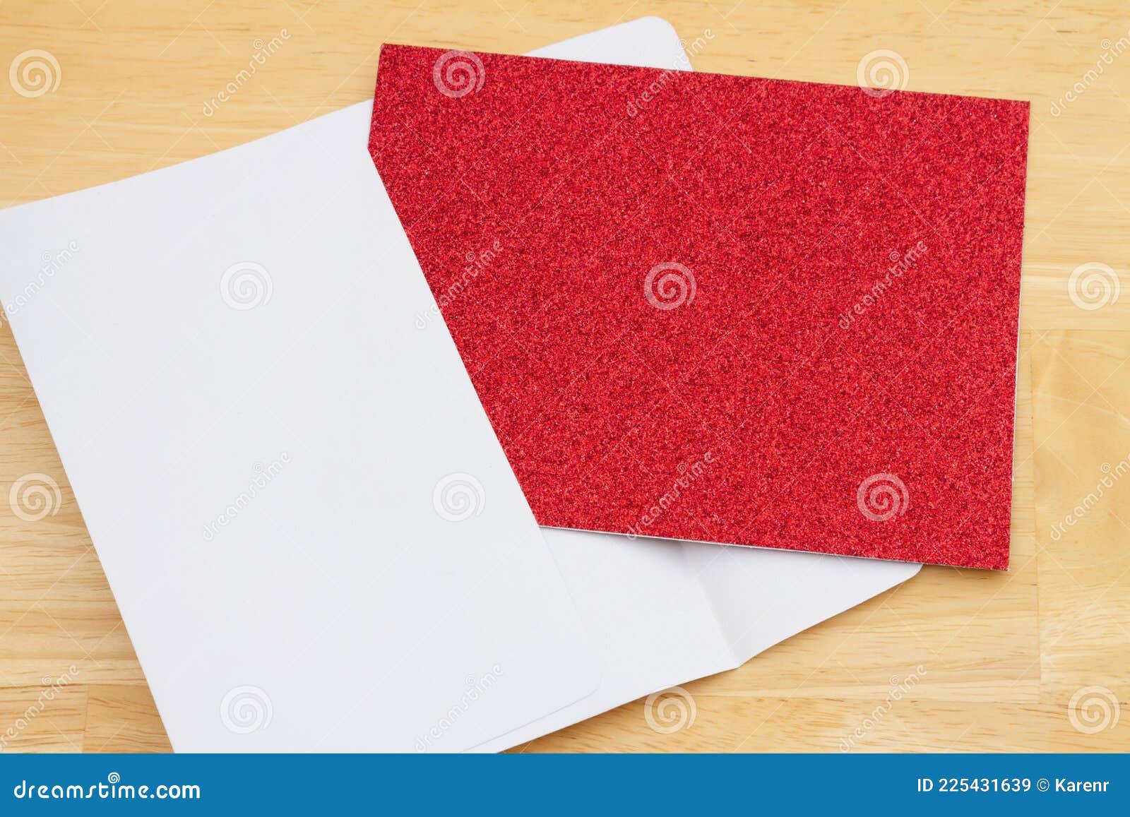 Blank Red Glitter Greeting Card Stock Image - Image of sparkle, copy ...