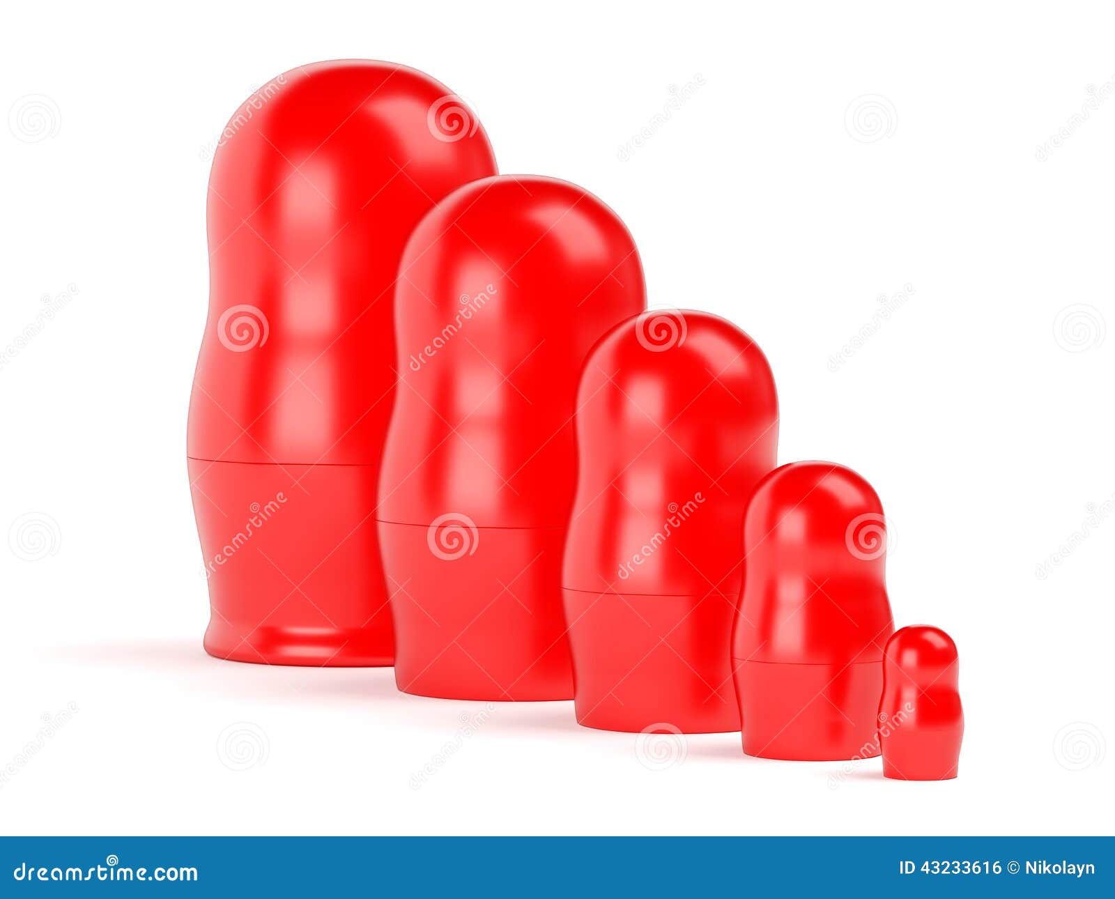 Blank red Matryoshka dolls stock photo. Image of dolls - 43233616
