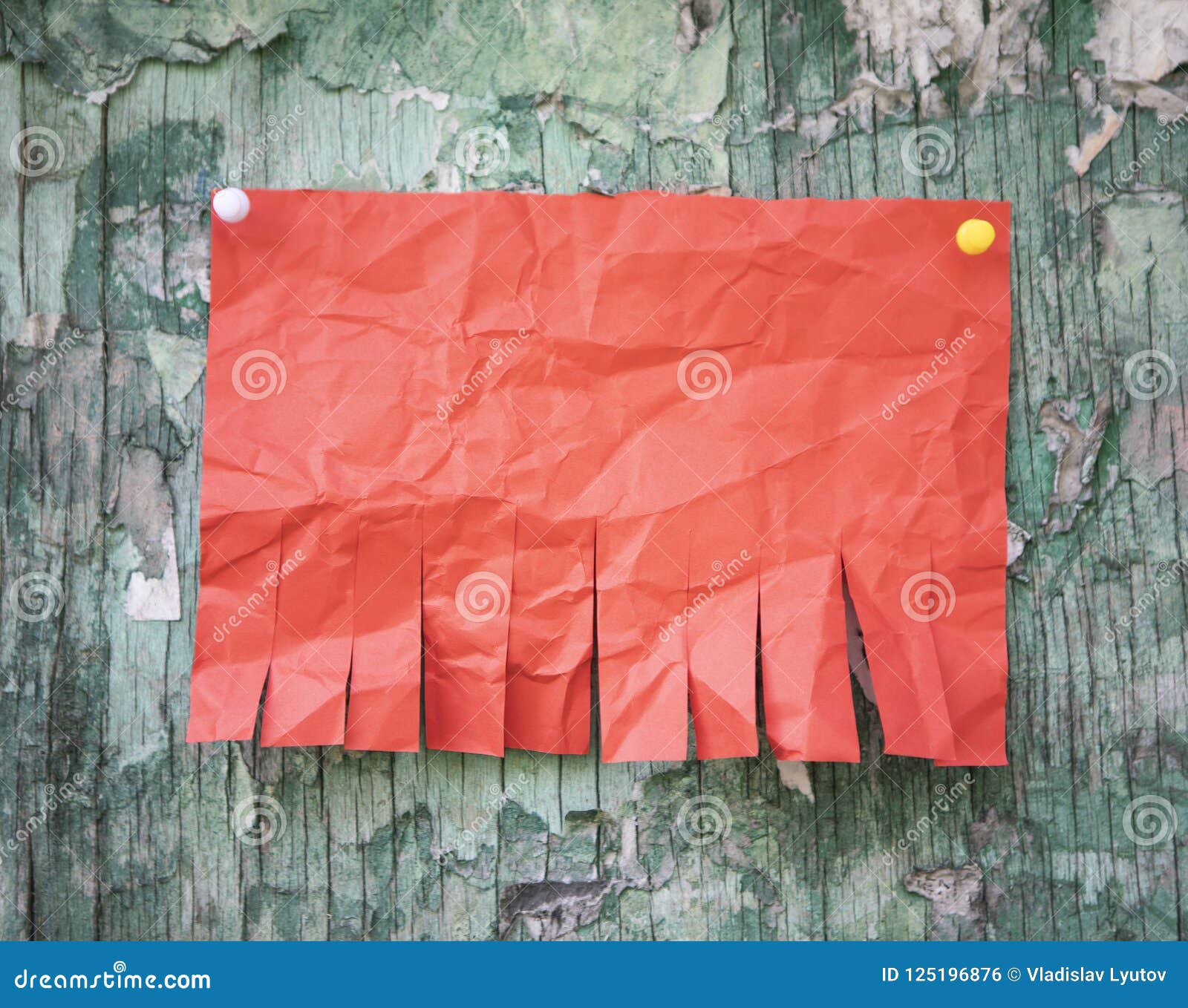 Blank red paper stock photo. Image of bulletin, noticeboard - 125196876