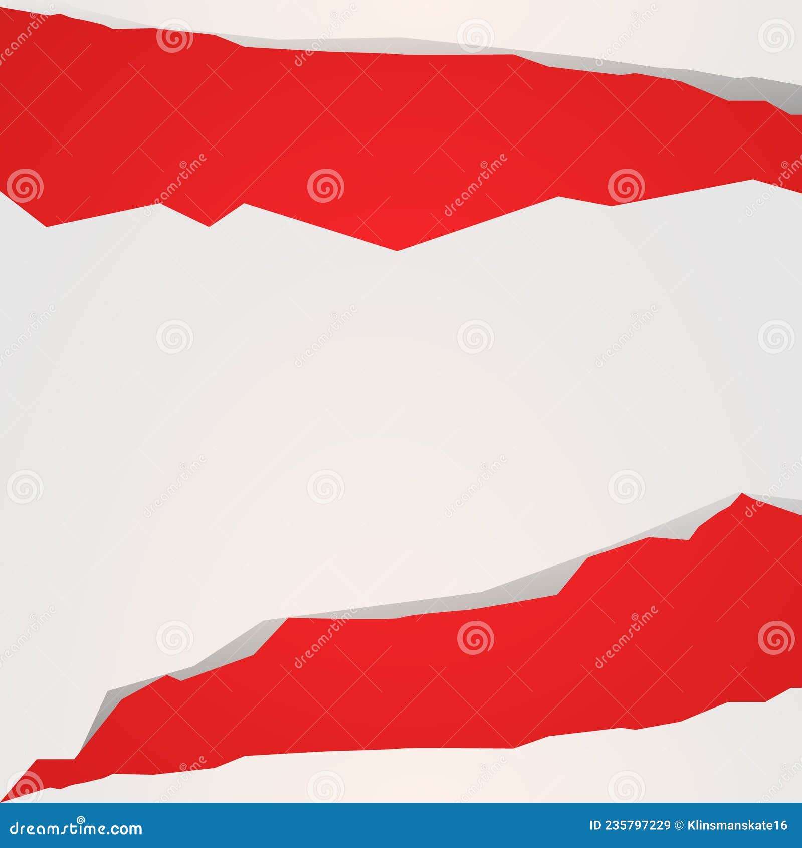 Blank Red Paper Scrap Design Background Stock Vector - Illustration of ...