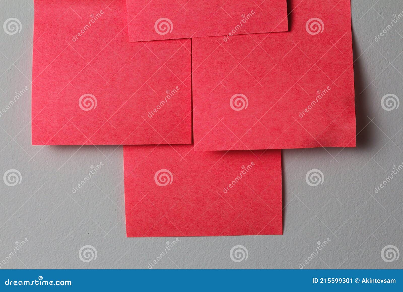 Red Note Paper on White Wall Stock Image - Image of blank, darkness ...