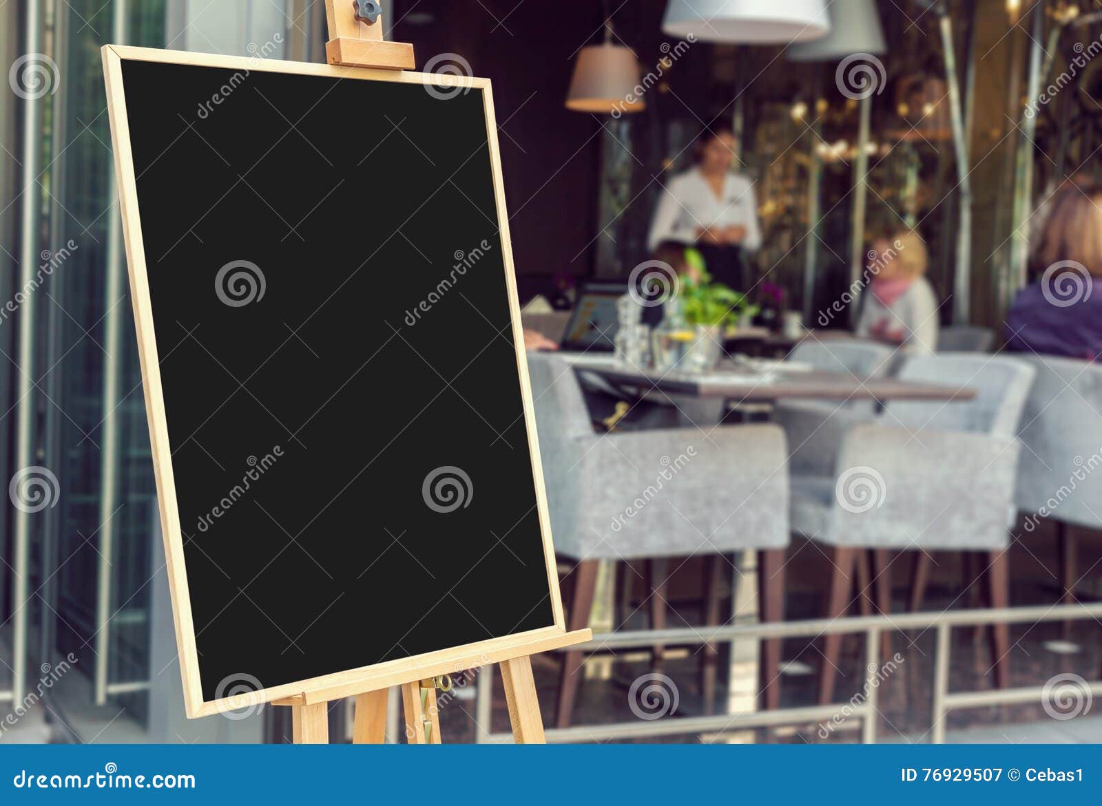 Blank Restaurant Or Bar Menu Chalkboard Royalty-Free Stock Image ...