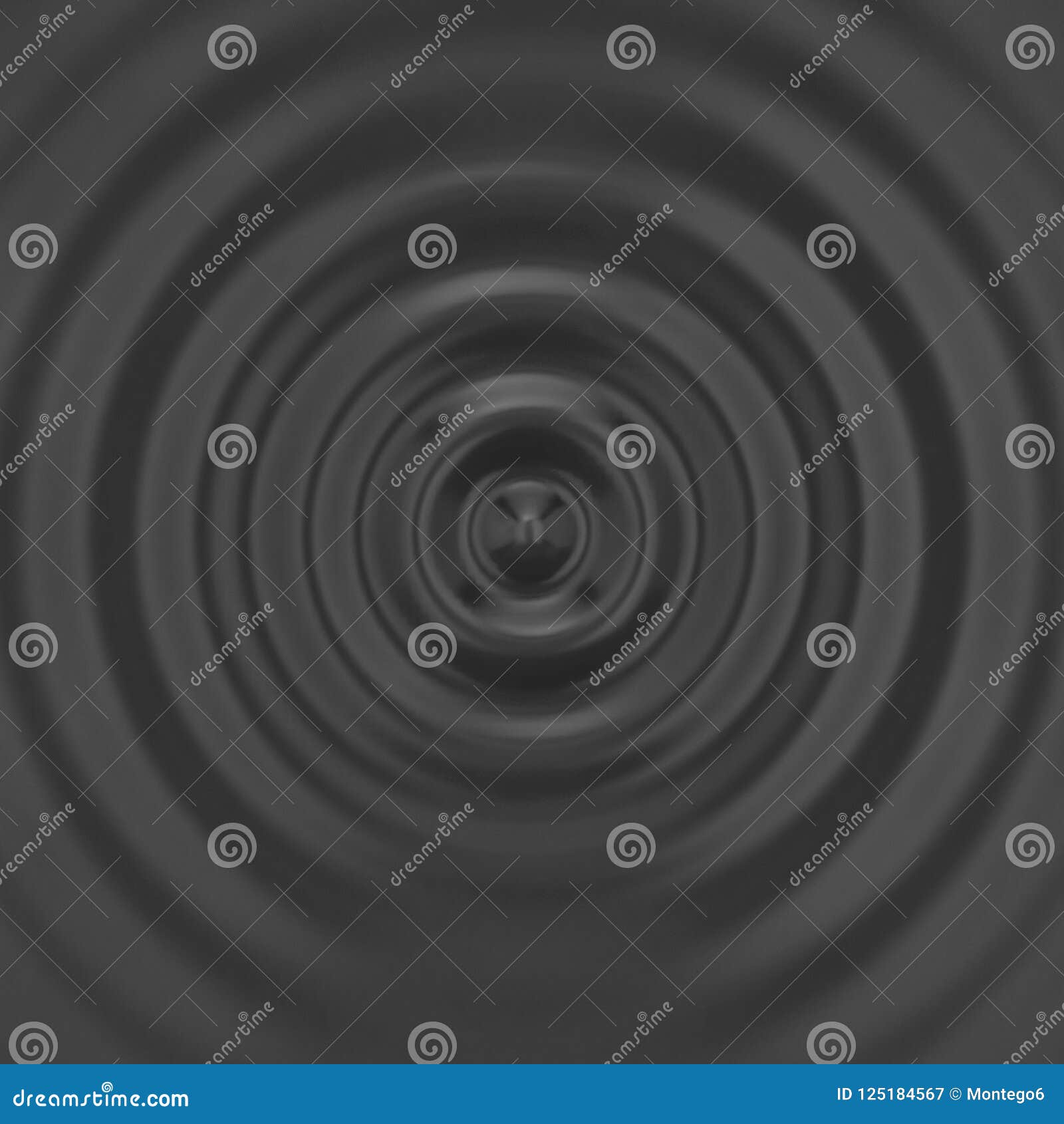 Ripple Effect Top View. Transparent Water Drop Rings. Circle Sound Wave ...