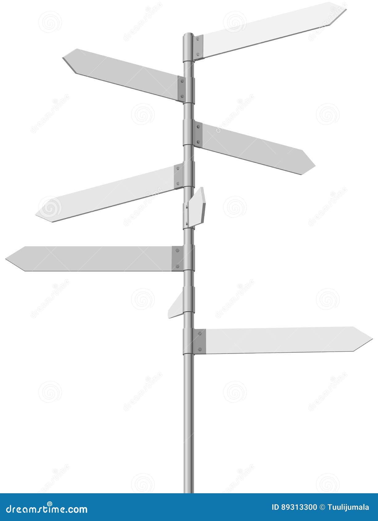 Guide Post Icon Logo Vector Symbol. Signpost Icon Isolated On White ...