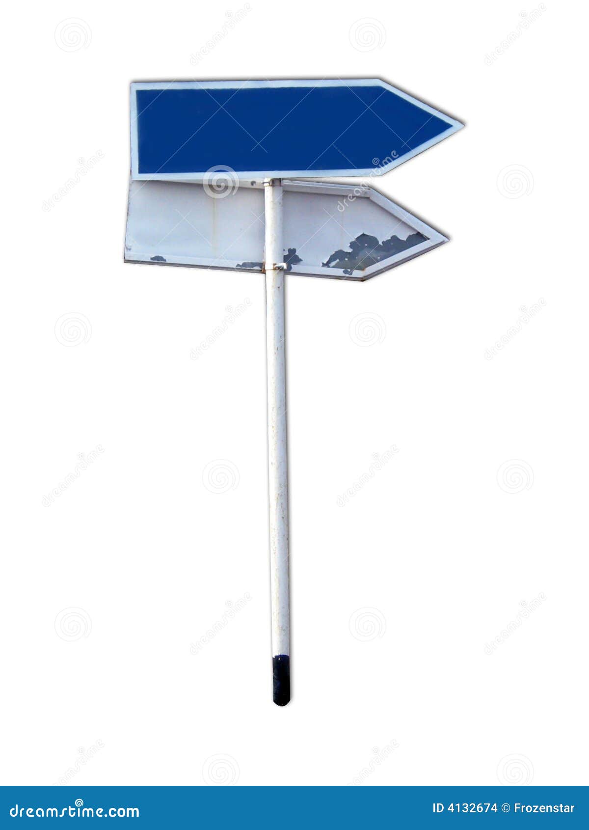 Blank Road sign stock photo. Image of mark, sign, outdoor - 4132674