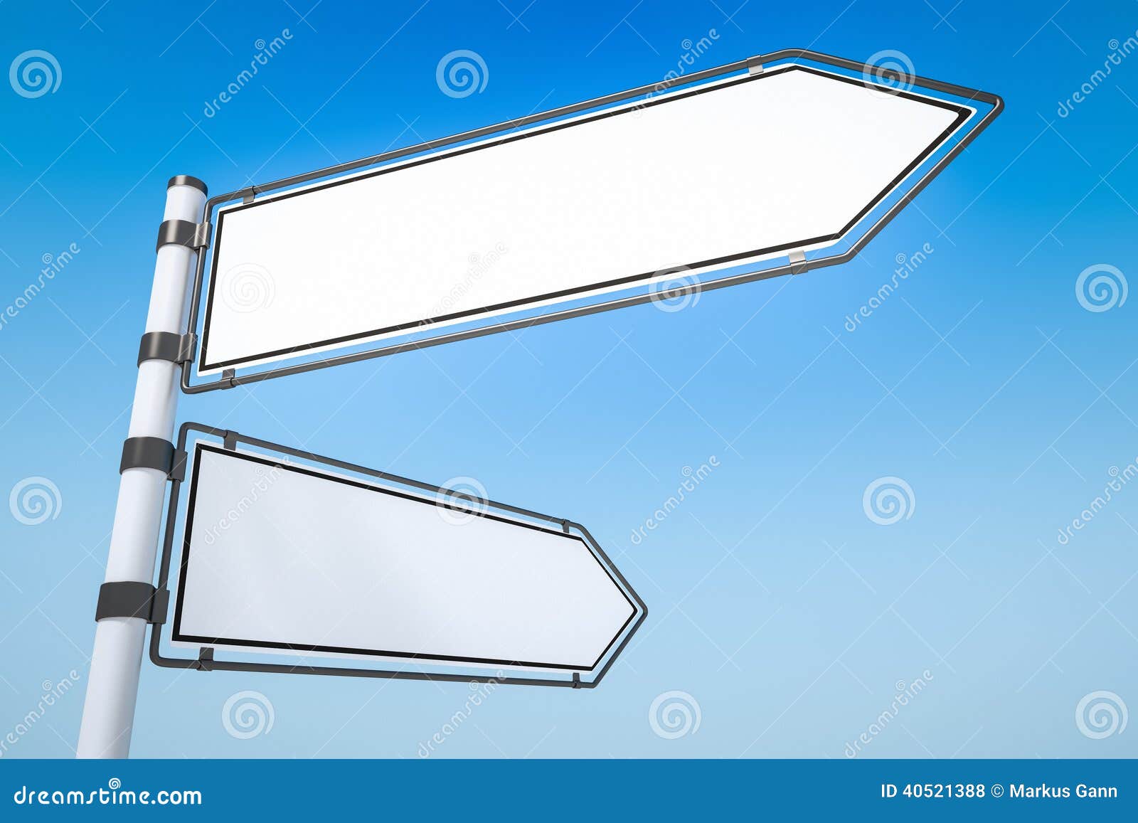 Blank road sign arrow stock illustration. Illustration of copy - 40521388