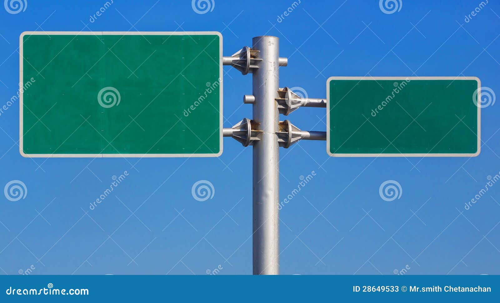 Blank Road Sign Board Stock Photos - Image: 28649533