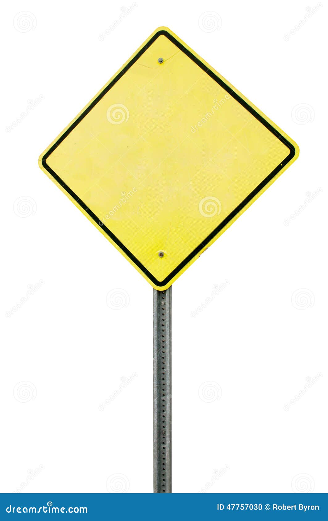 Blank Caution Sign Stock Photography | CartoonDealer.com #11982986