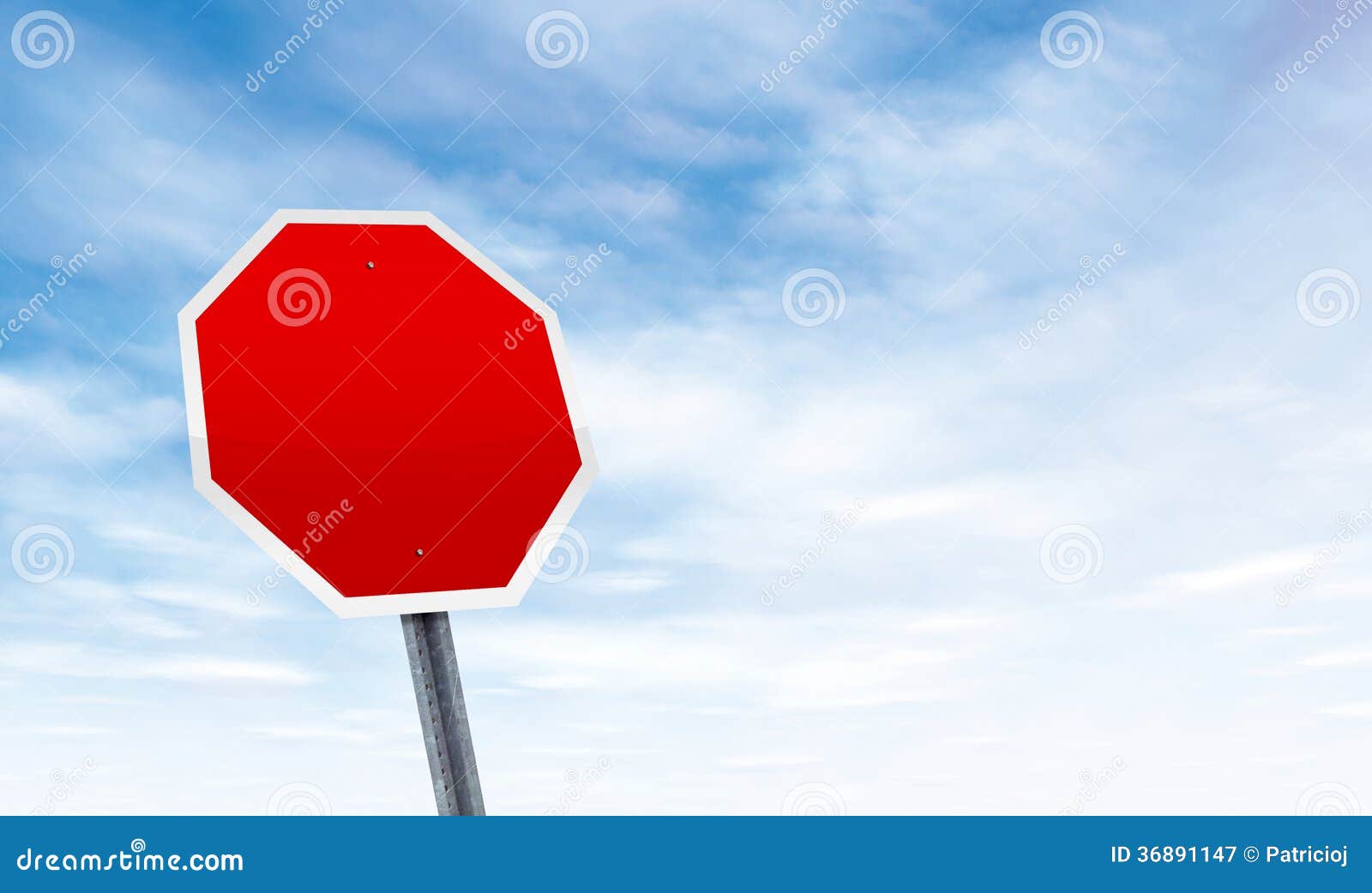 Blank Road Sign with Sky Copy Space Stock Image - Image of conceptual ...