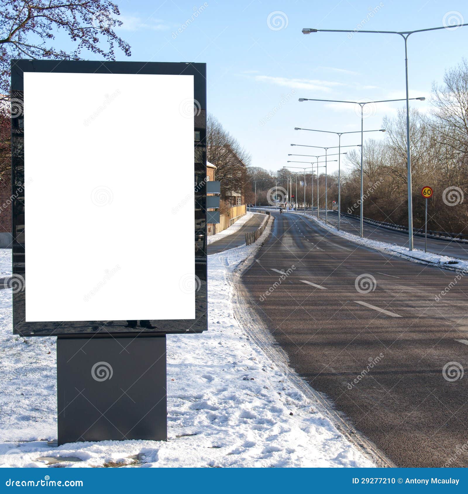 Blank Roadside Electronic Traffic Control Sign Royalty-Free Stock Image ...