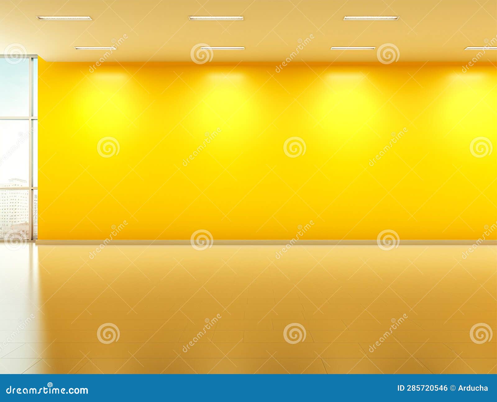 Blank room template design stock photo. Image of design - 285720546