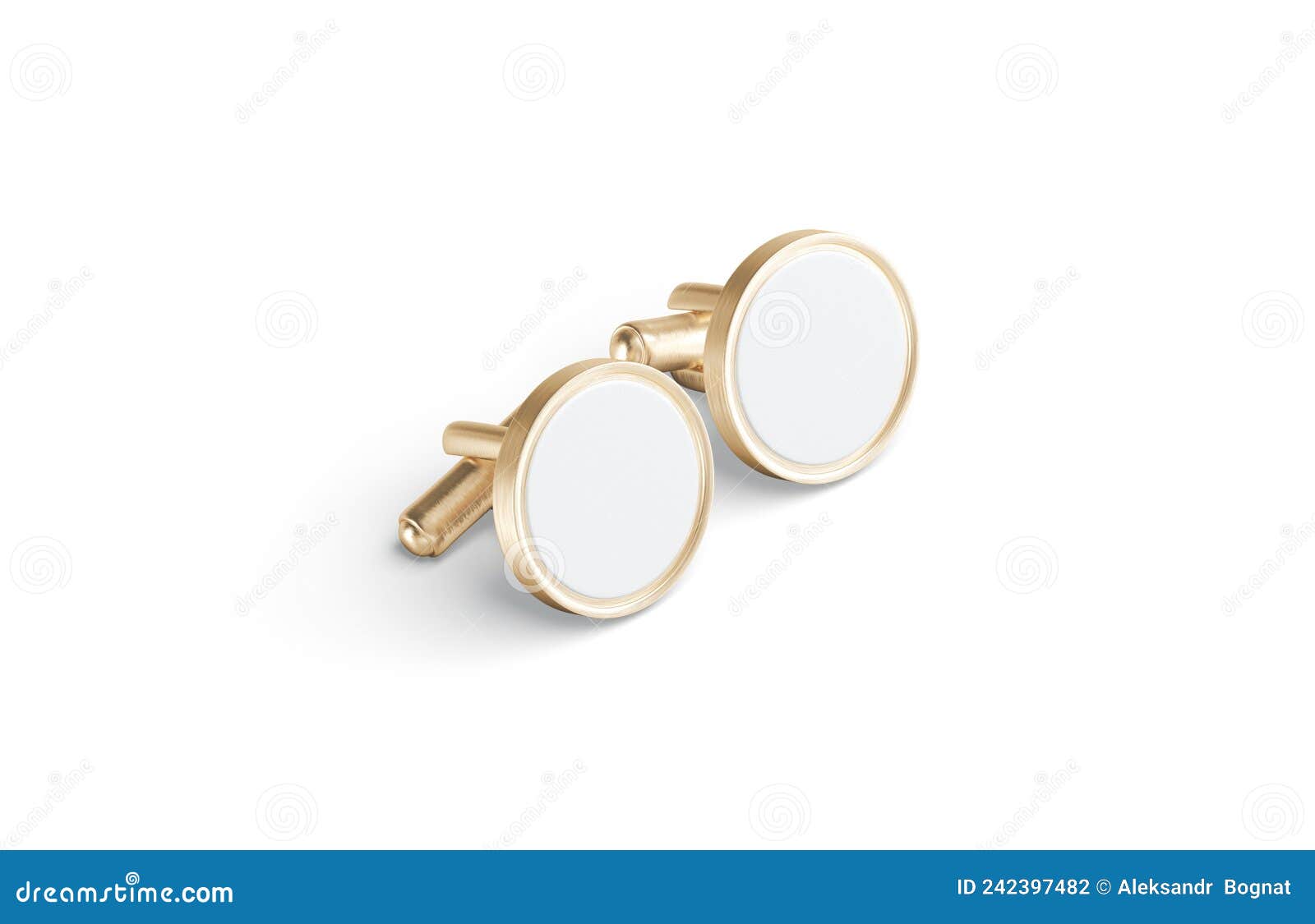 Golden Cufflink Icon Cartoon Vector. Fashion Elegance | CartoonDealer ...