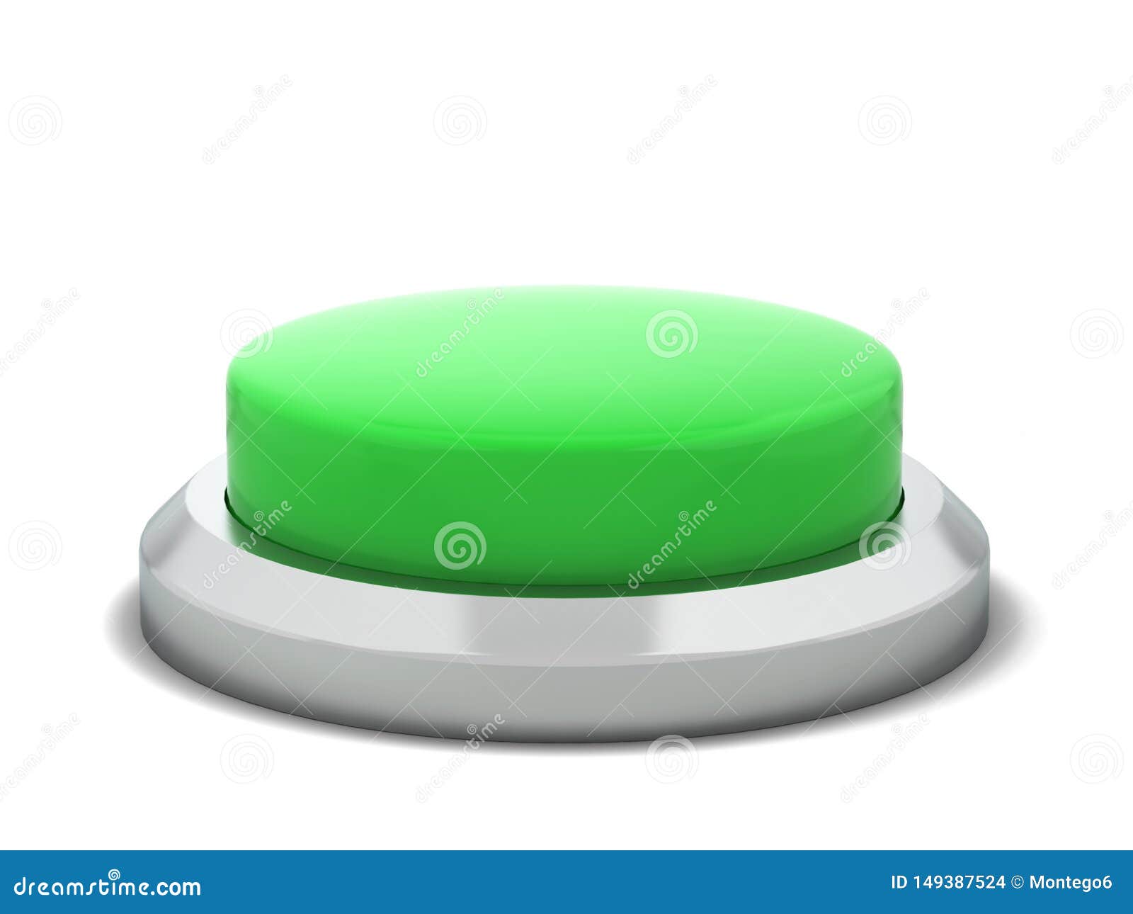 Blank round push button stock illustration. Illustration of control ...