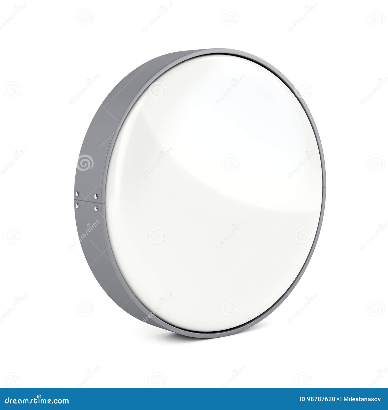 Blank round signboard stock illustration. Illustration of round - 98787620