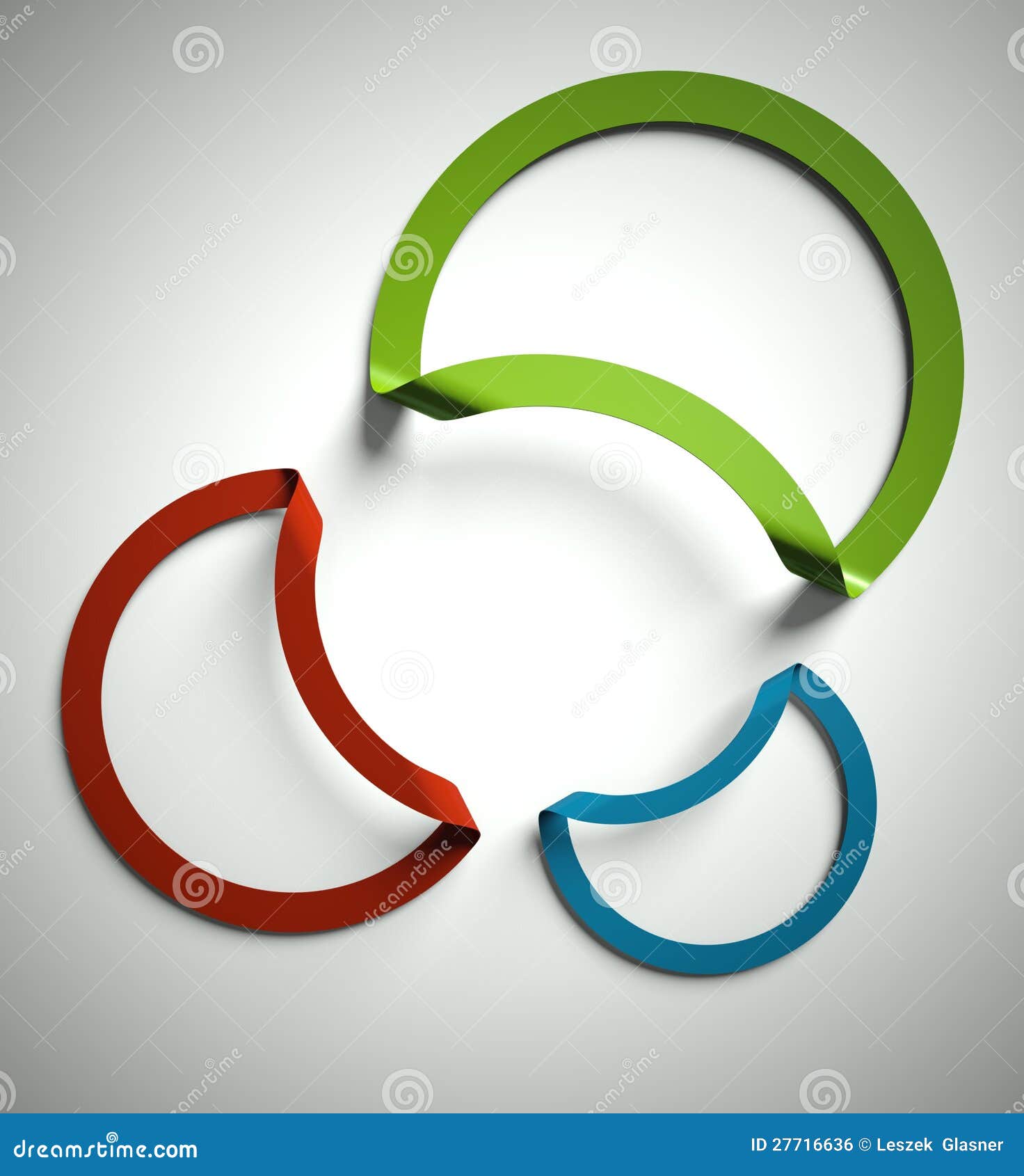 Blank Round Text Frames Cut Out in Paper Stock Illustration ...