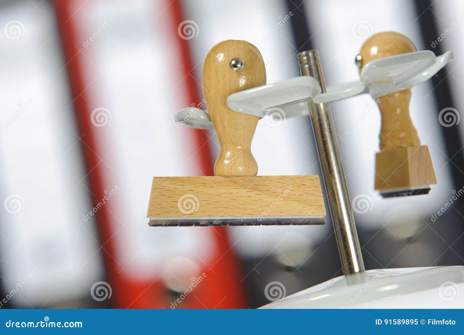 Blank Rubber Stamp Ready for Your Text Stock Image - Image of document ...