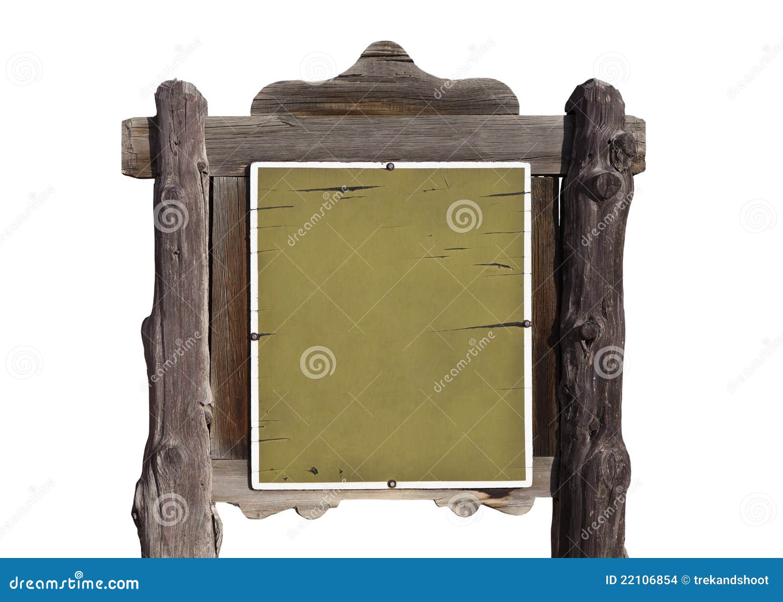 Blank Rustic Western Sign stock photo. Image of board - 22106854