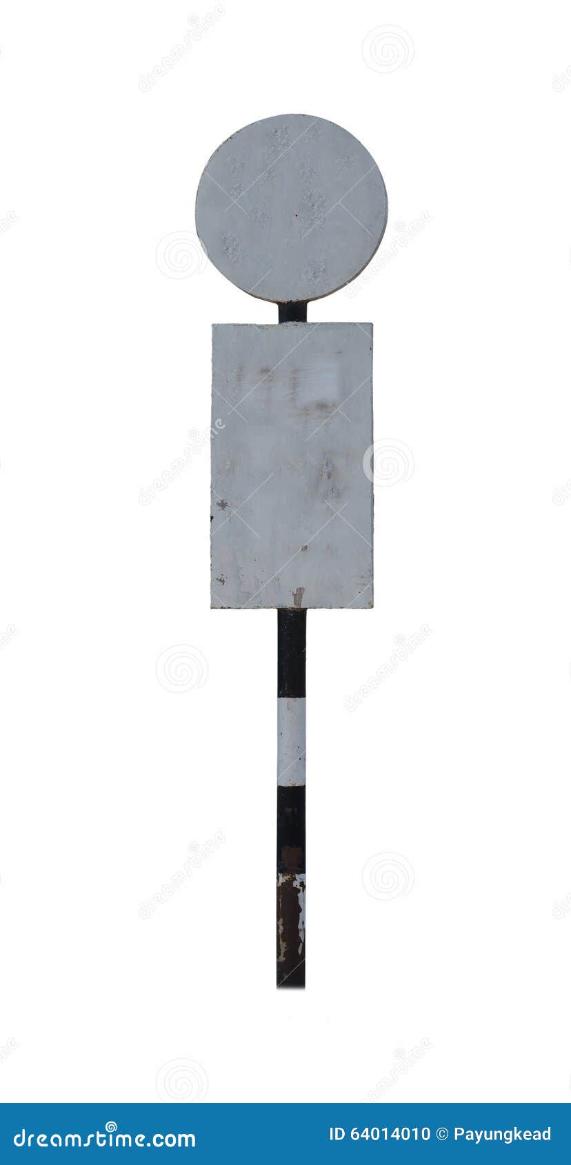 Blank Rusty Old Traffic Sign Stock Photo - Image of traffic, danger ...
