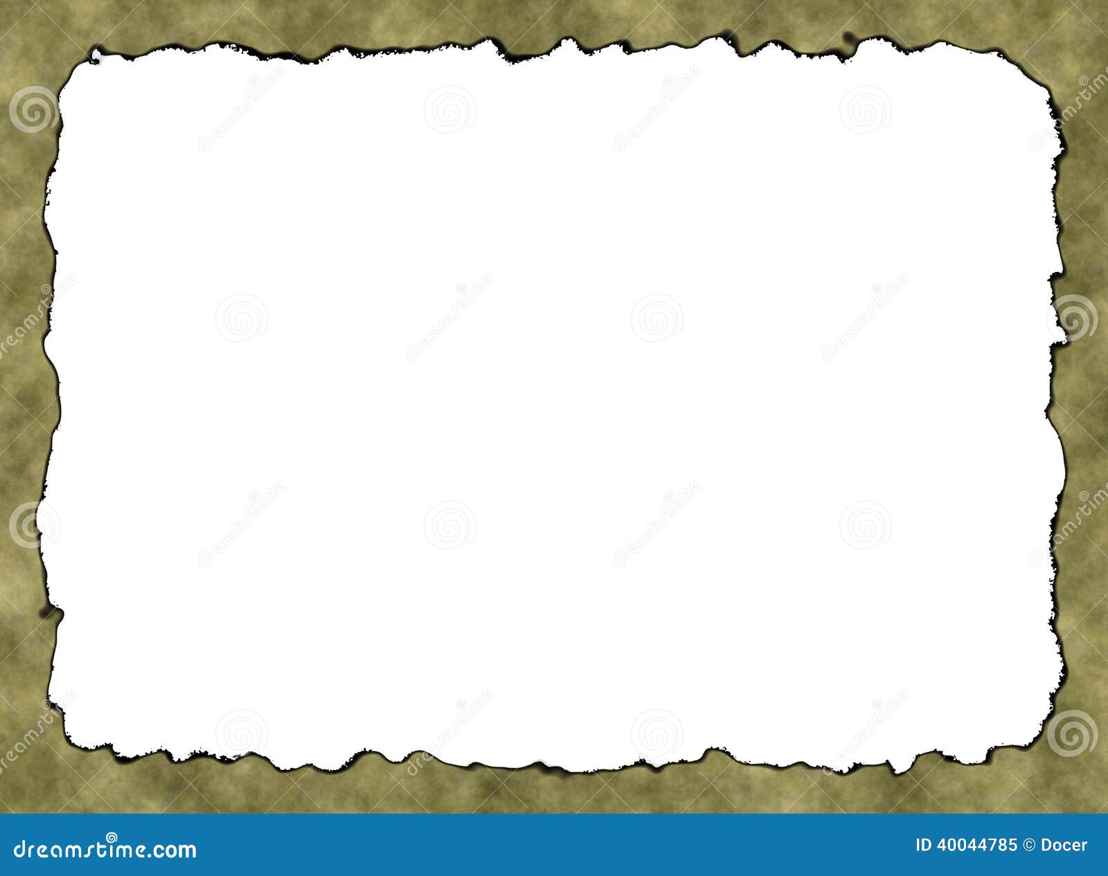 Blank Rusty Vintage Paper Frame Texture with Clipping Path Stock ...