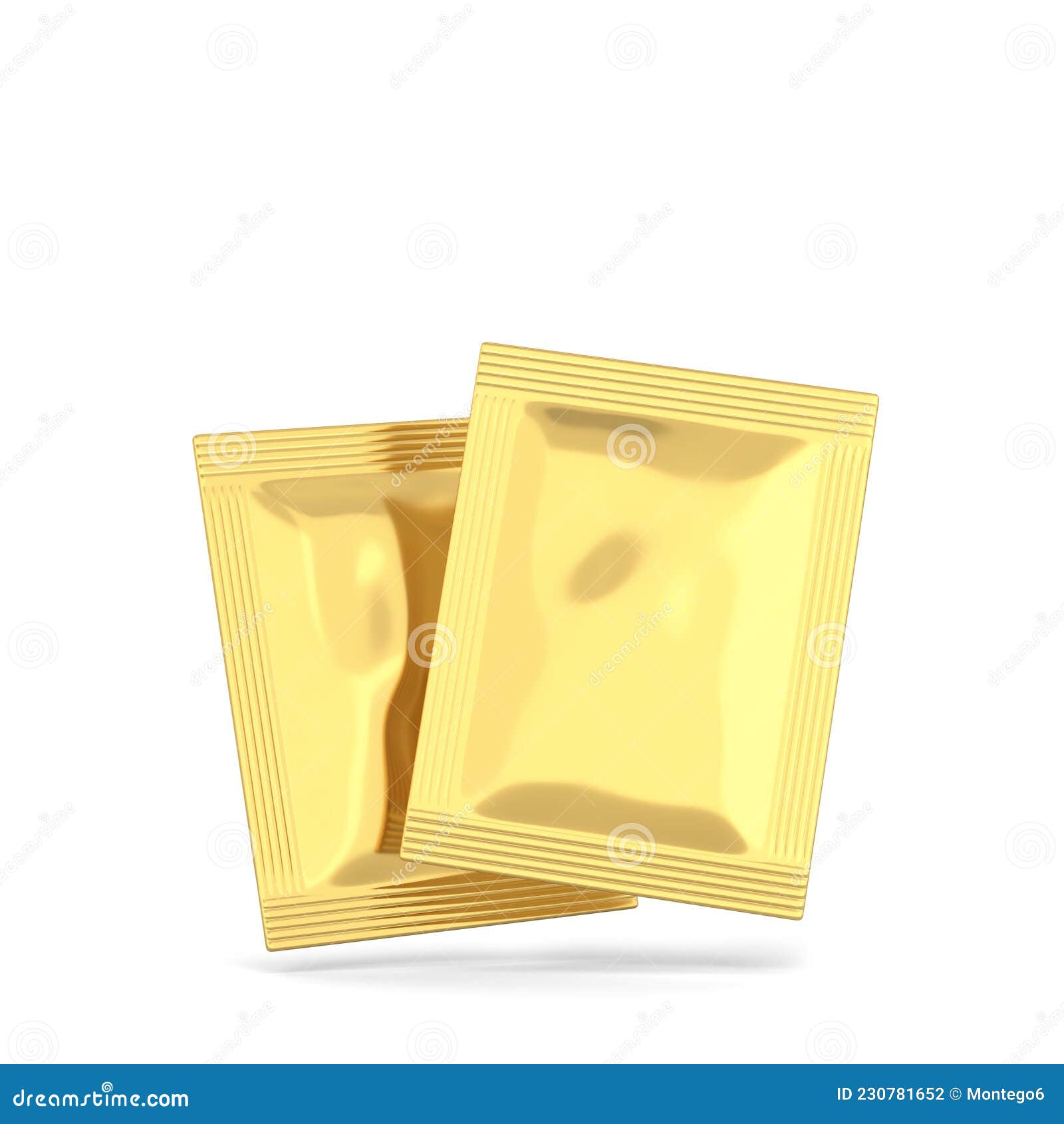 Blank Sachet Packaging Cartoon Vector | CartoonDealer.com #46751397