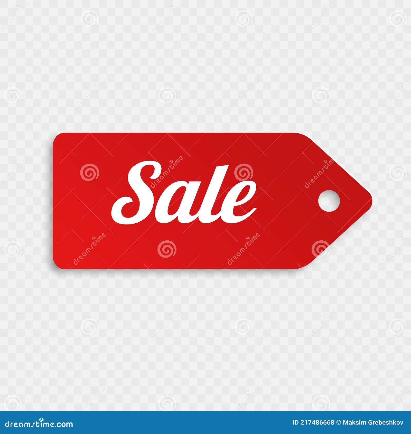 Blank Sale Tag Isolated on White Background. for Your Design Stock ...
