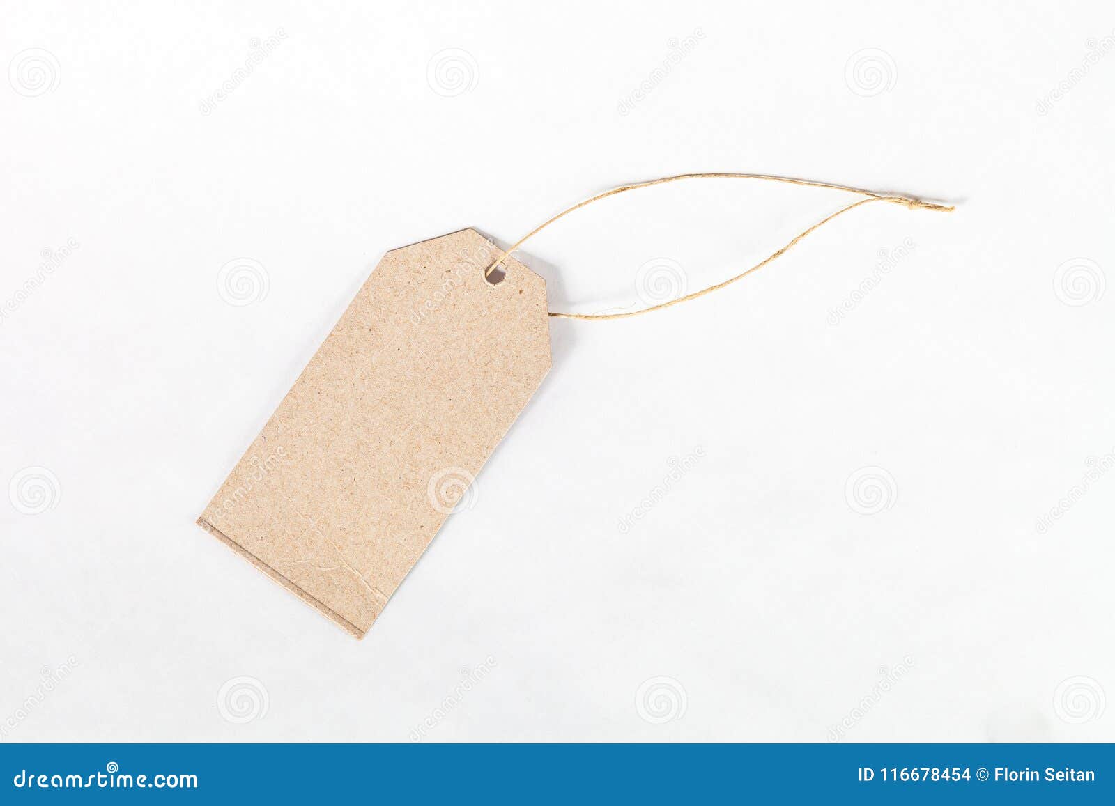 Blank Sale Tag Mock Up Isolated on White Stock Photo - Image of grunge ...