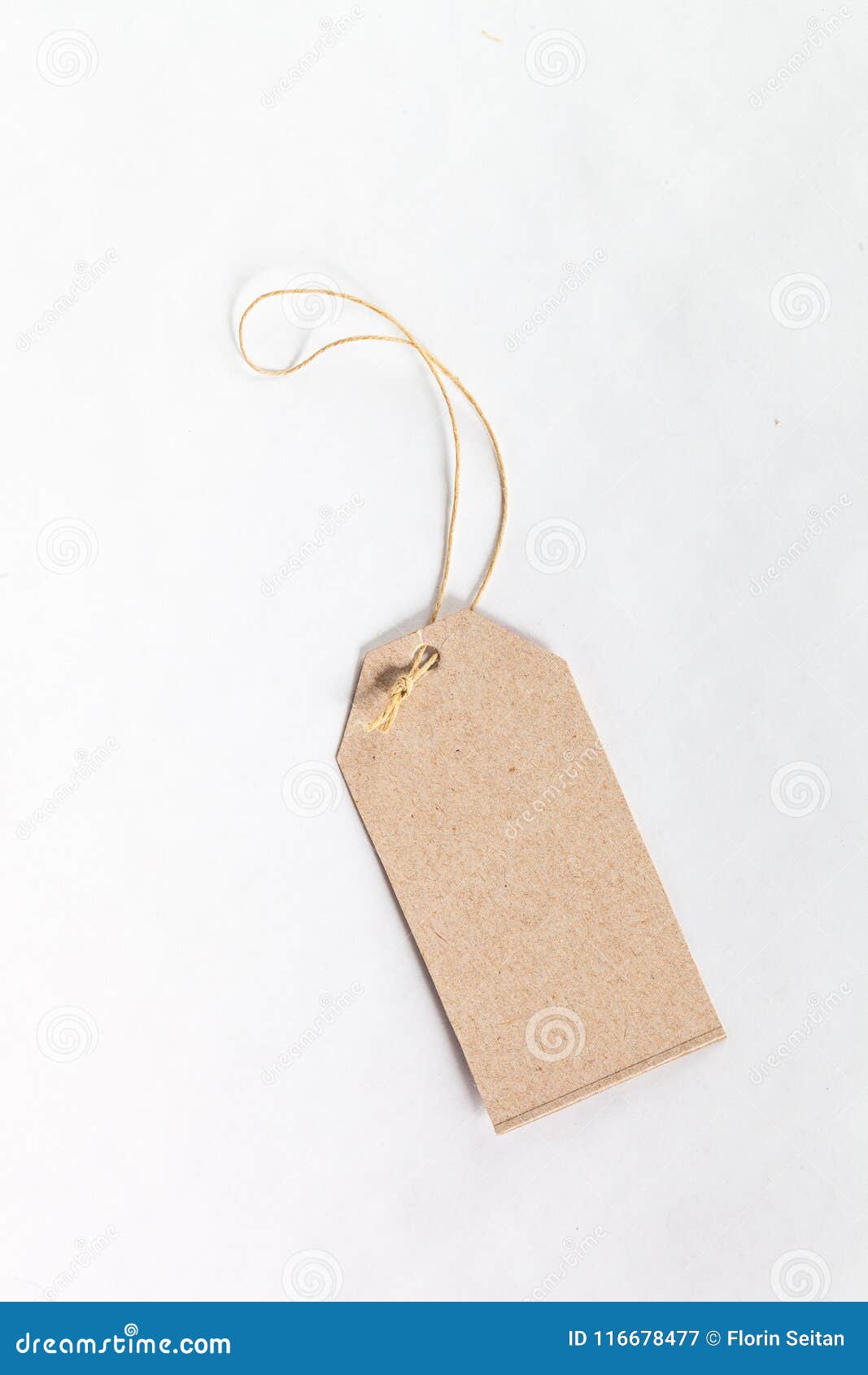Blank Sale Tag Mock Up on White Stock Image - Image of premium, design ...