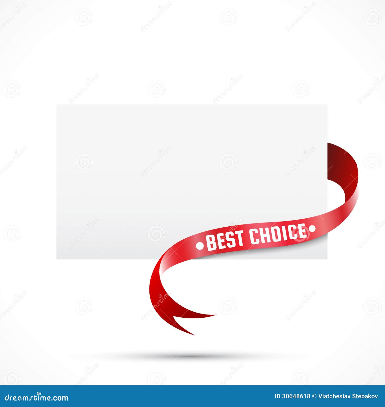 Blank Sale Tag with Ribbons Stock Vector - Illustration of discount ...