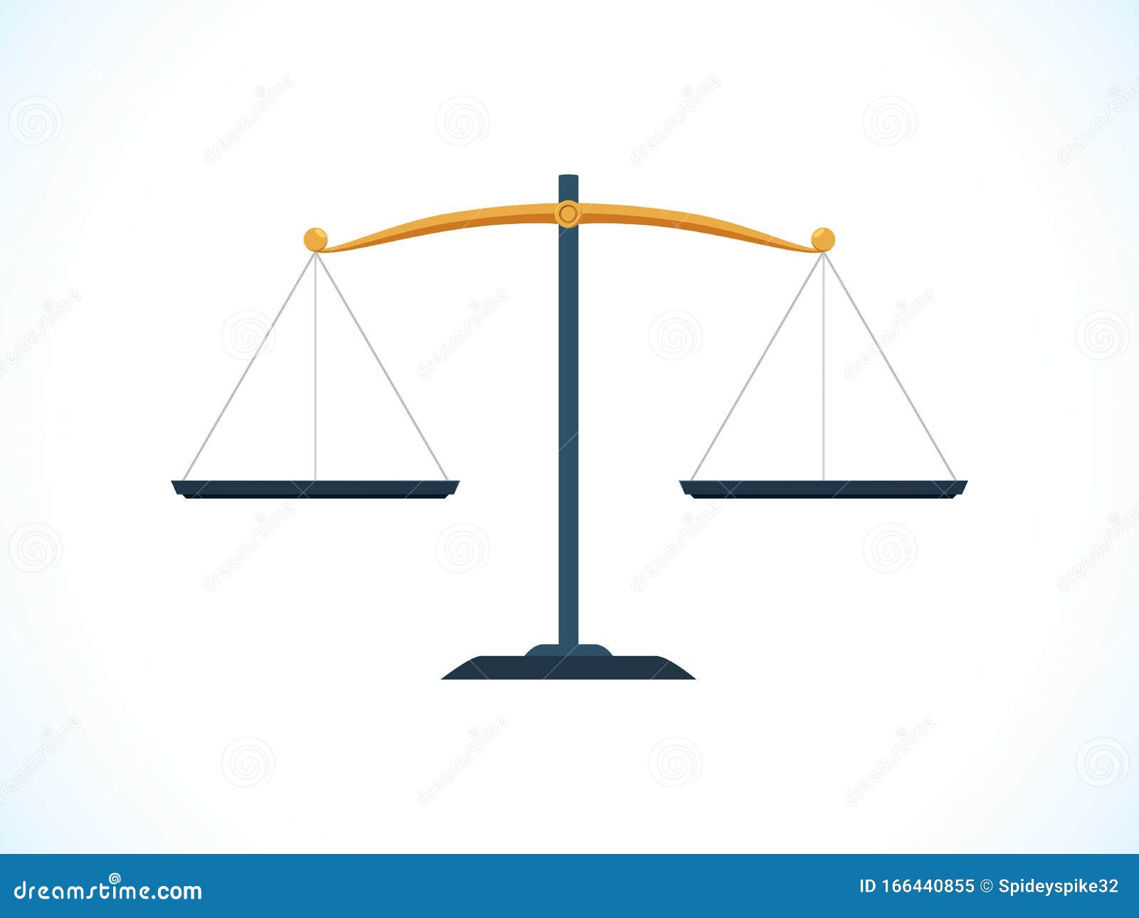 The Blank Scale. Isolated Vector Illustration Stock Vector ...