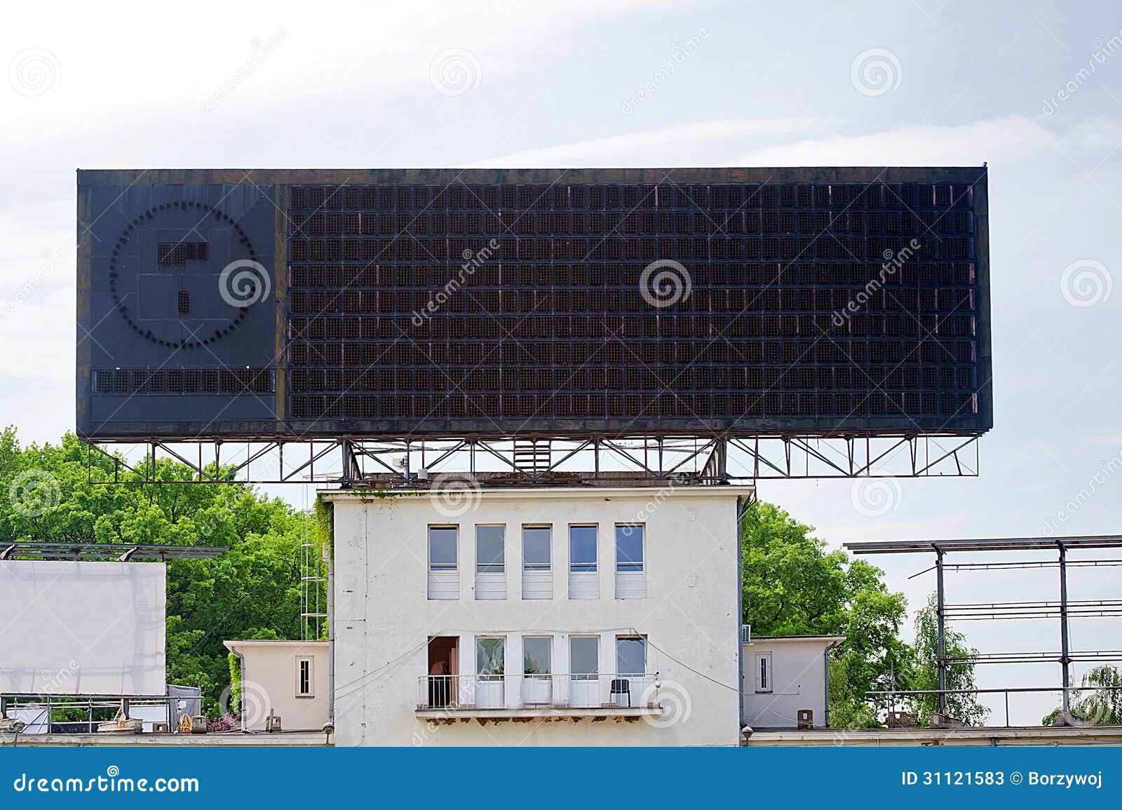 Blank scoreboard stock image. Image of stadium, event - 31121583