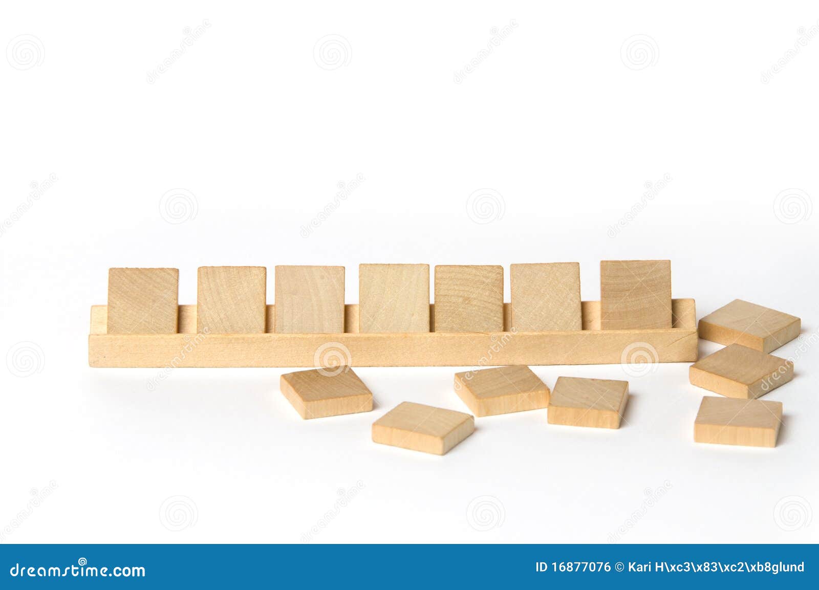 Blank scrabble tiles stock photo. Image of game, square - 16877076