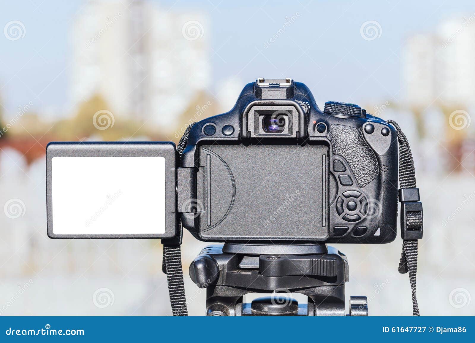 Blank screen on camera stock image. Image of hand, palm - 61647727