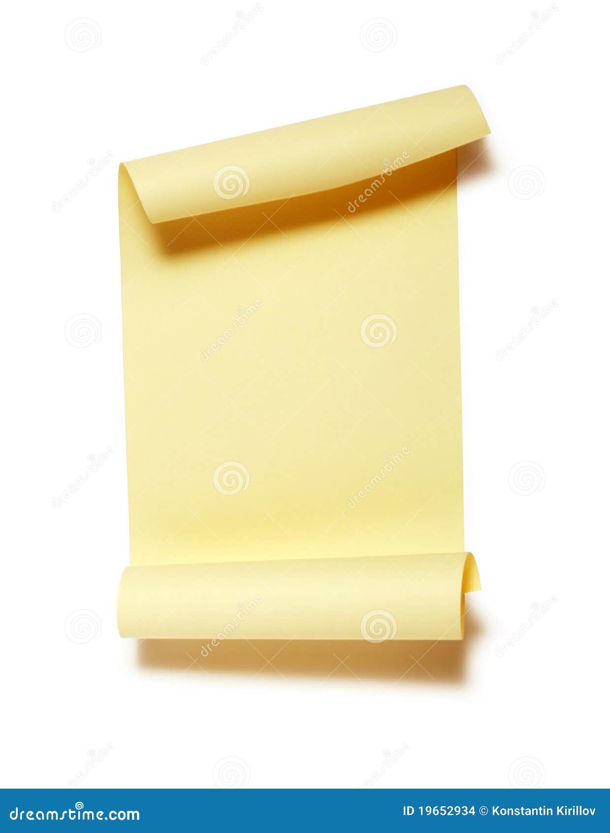 Blank Scroll stock photo. Image of novel, retro, vintage - 19652934