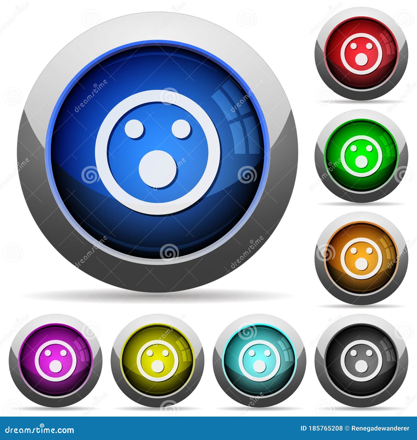 Emoticon Buttons Vector Illustration | CartoonDealer.com #82722072