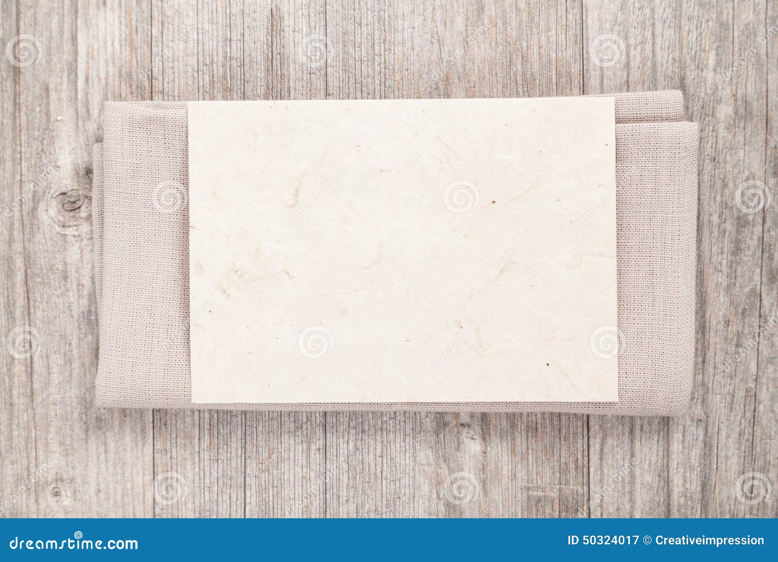 Blank sheet on napkin stock image. Image of restaurant - 50324017