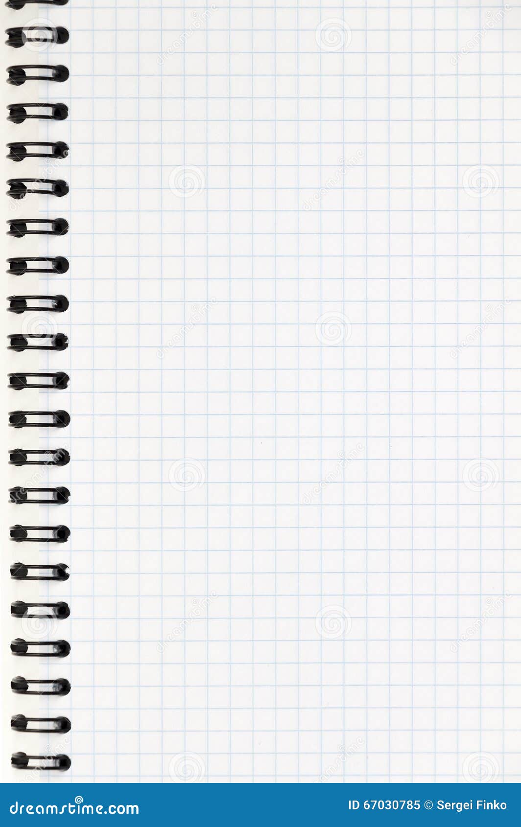 Blank sheet of notebook stock image. Image of letter - 67030785