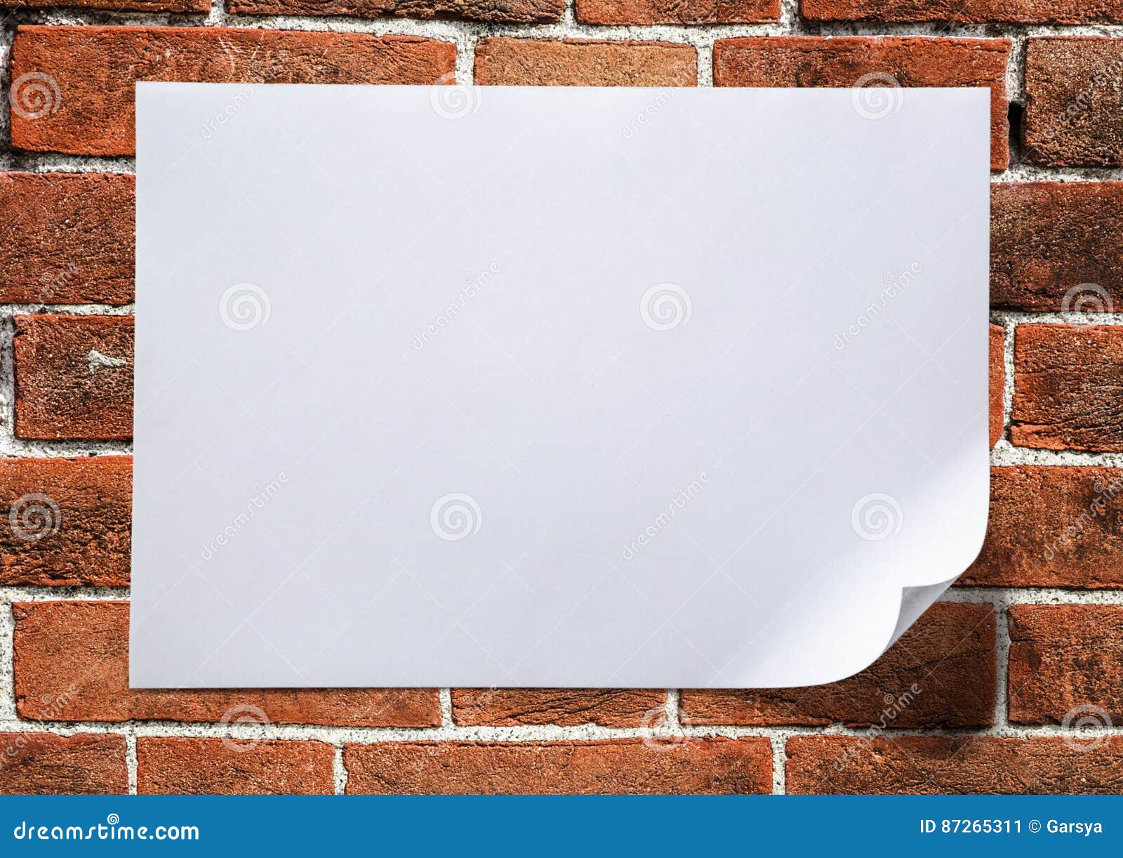 Blank sheet of paper stock image. Image of blank, board - 87265311
