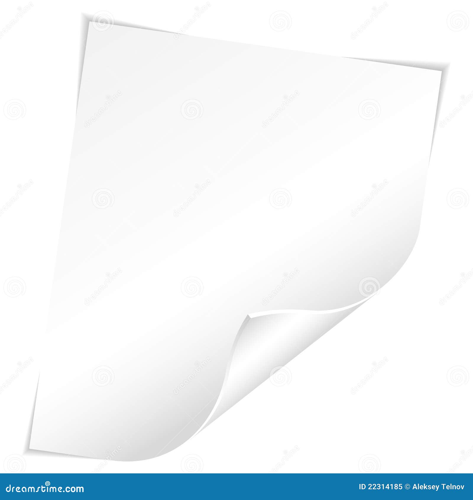 Corner Curved Paper Stock Illustrations – 2,011 Corner Curved Paper ...