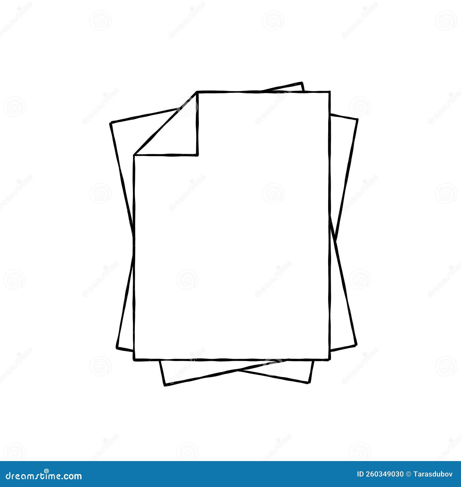 Blank Sheet of Paper. Page from a Notebook and Notebook for Notes with ...