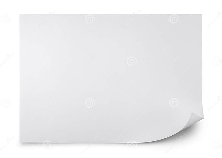 Blank sheet of paper stock photo. Image of paper, empty - 70233016